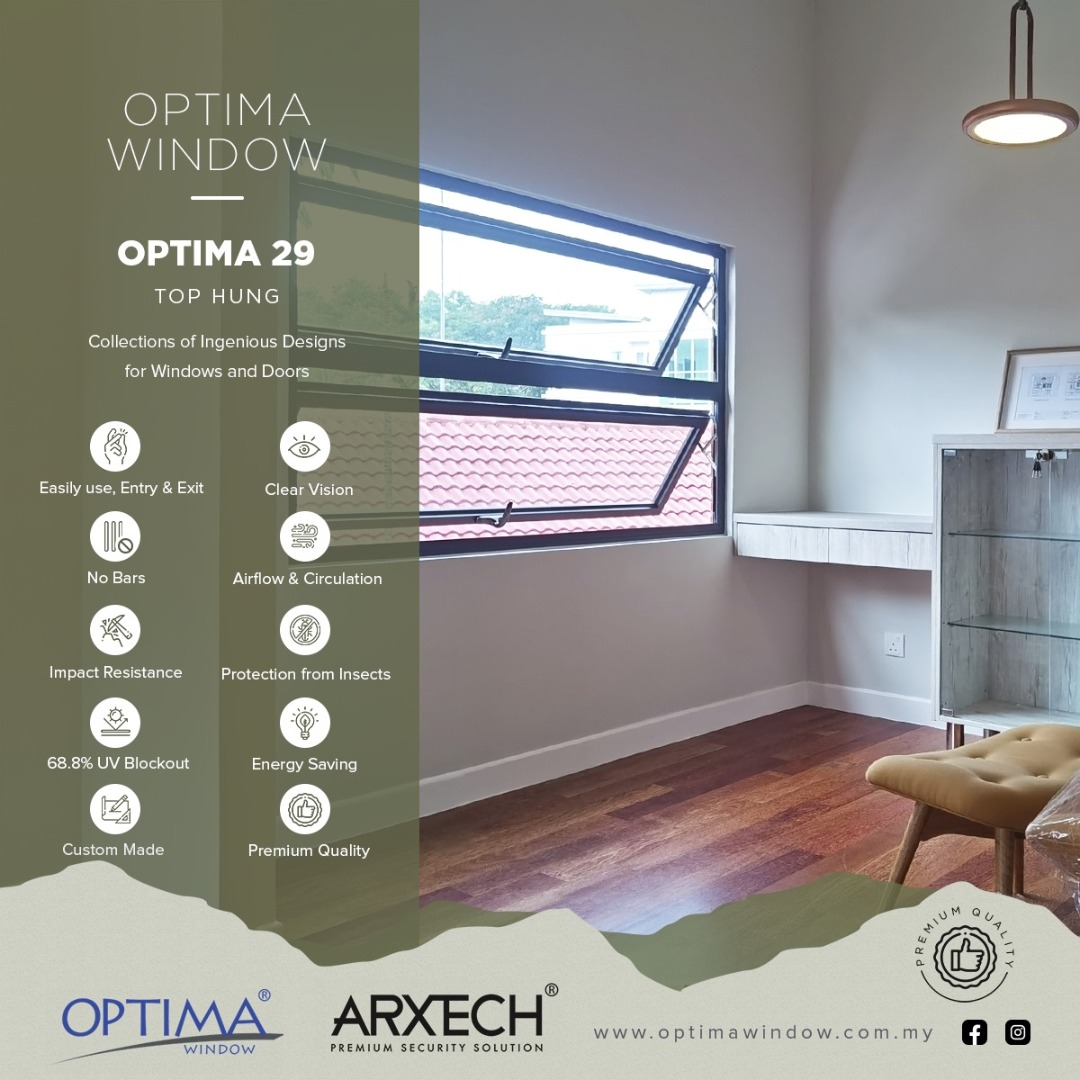 Optima Top Hung Window - Buildex