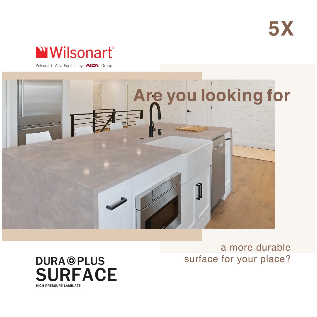 WilsonArt Duraplus Ultra Long Lasting Surfaces | Buildex.my