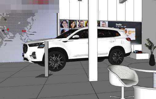 3S Car Showroom For An Aggressive EV Car Company | Buildex.my
