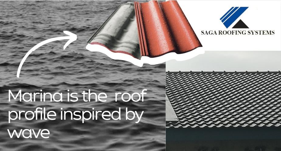 Roofing Profile Inspired By Sea Wave ? Saga Roofing Marina Series Makes ...