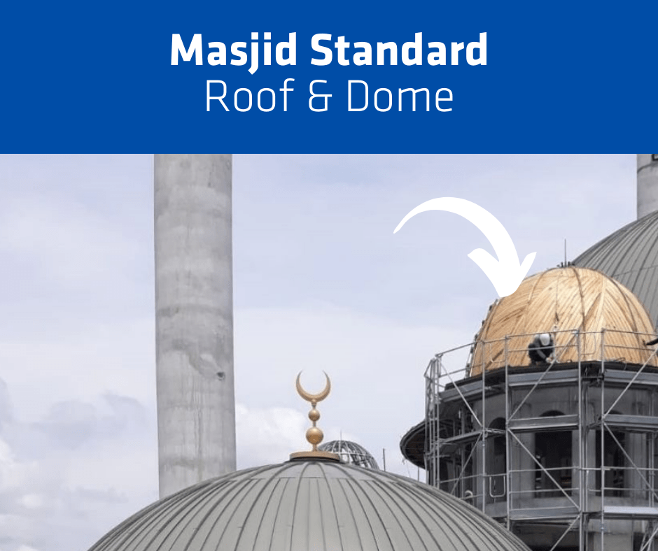 Roofing, Dome Suppliers Experienced In Mosque Projects | Buildex.my