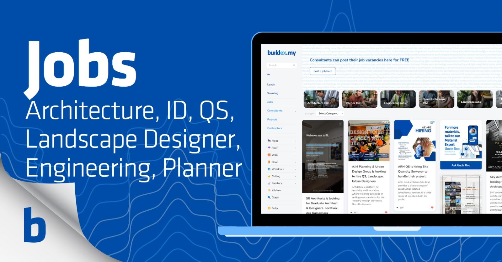 The Job Directory For Building Professionals In Malaysia | Buildex.my